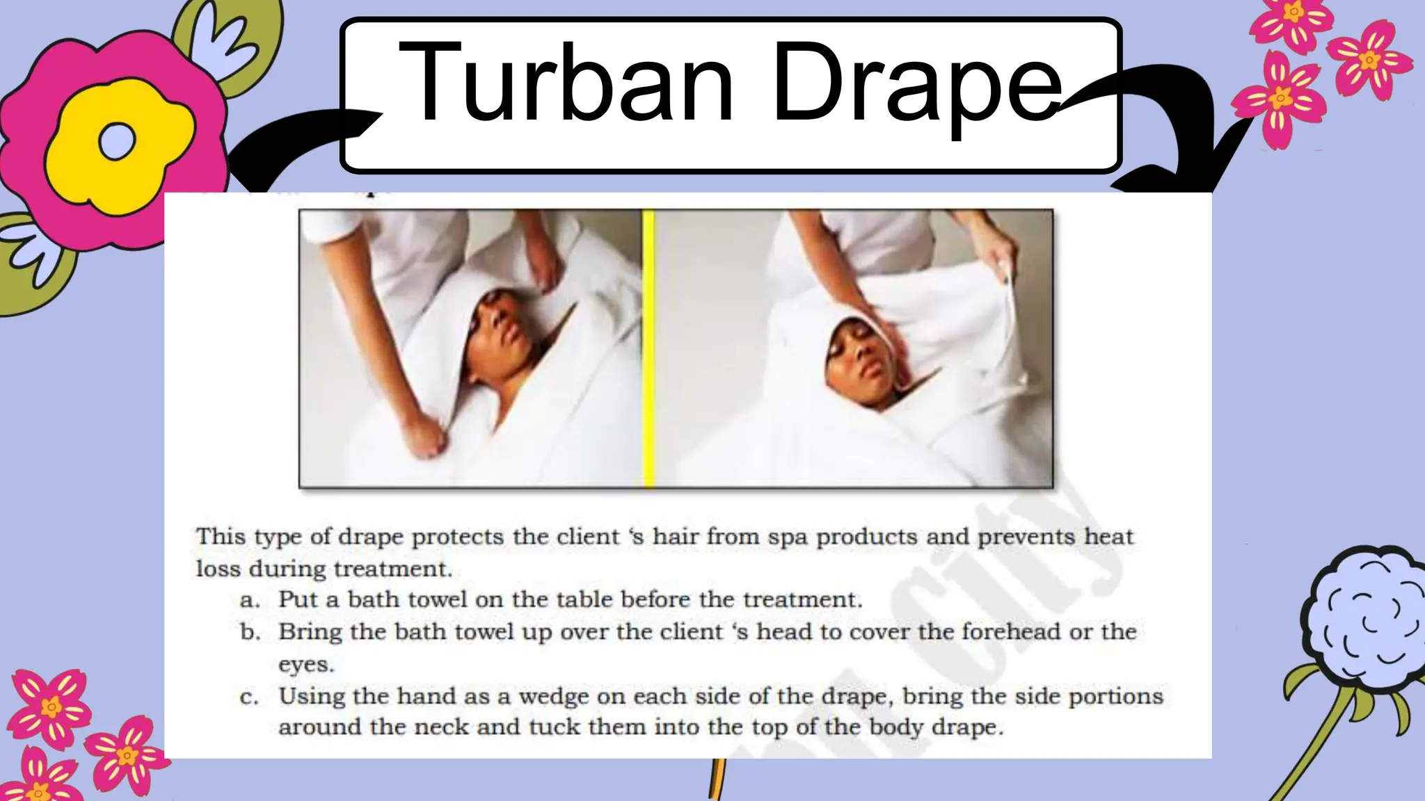 applicatiion of draping in wellness massage .pptx