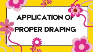 applicatiion of draping in wellness massage .pptx