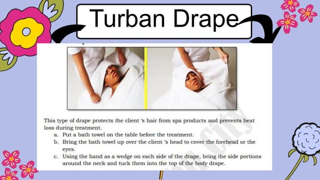 applicatiion of draping in wellness massage .pptx | Bath and Shower ...