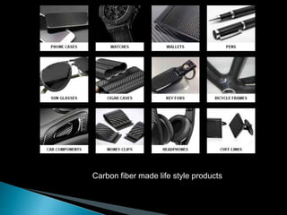 Applicatins of carbon fiber | PPTX