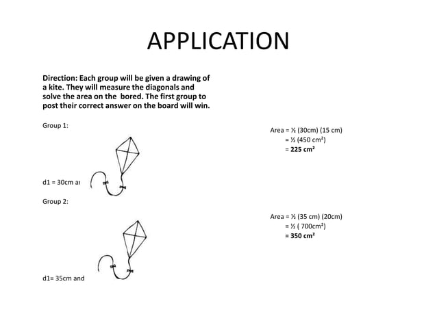 Application area of a kite | PPTX