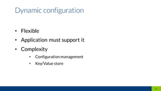 Application configuration in containers | PPT