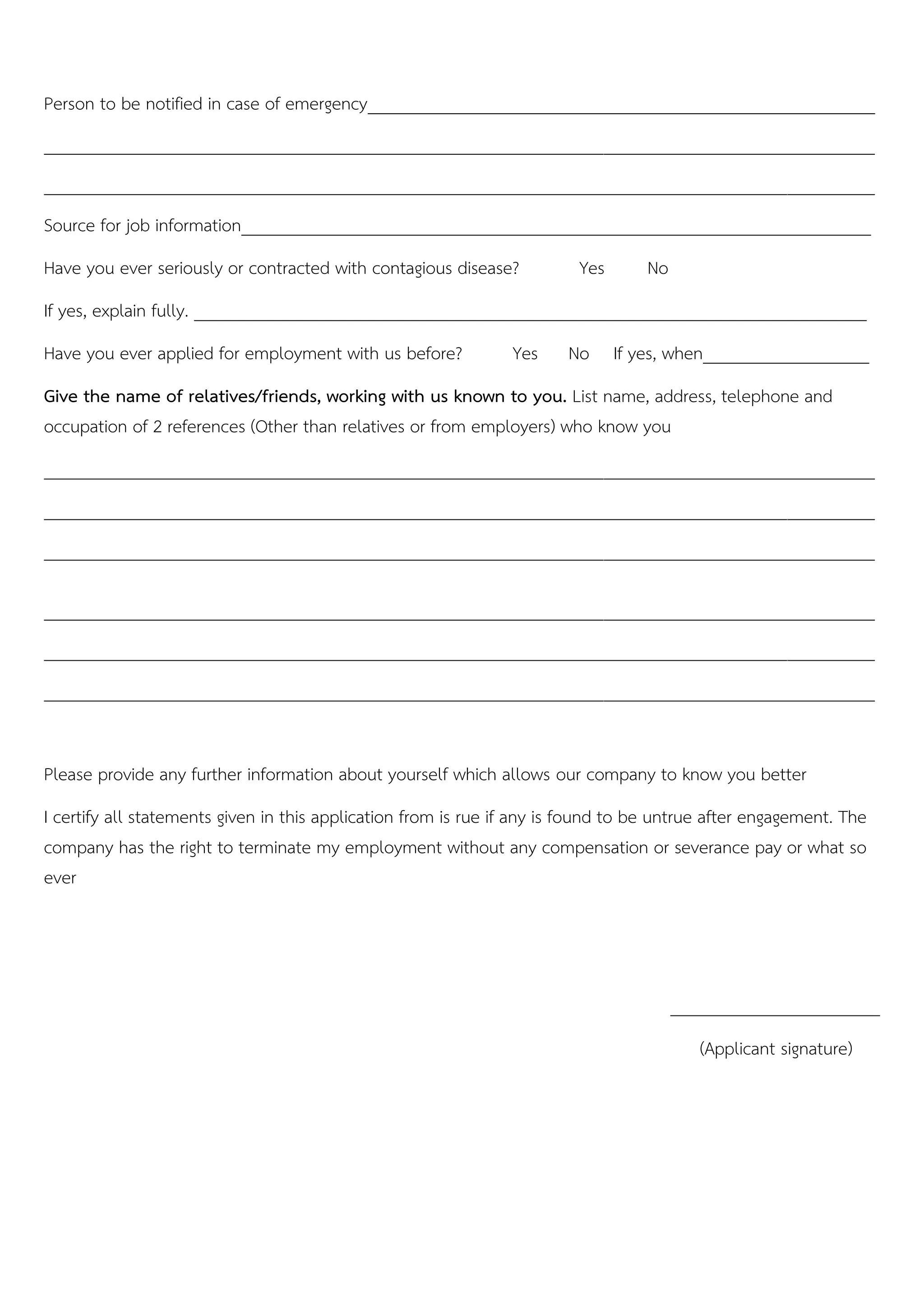 Application for-employment | PDF