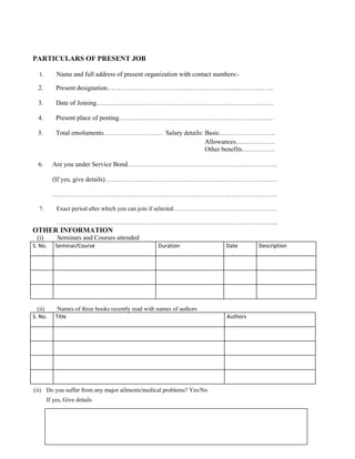 Application form | PDF