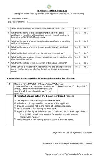 Application form-for-financial-assistance-to-self-owned-auto-taxi-maxi-cab-drivers | PDF