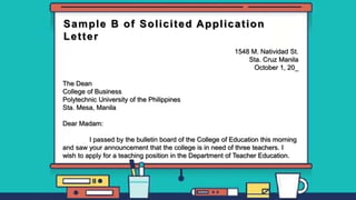 Application letter | PPTX