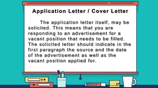 Application letter | PPTX