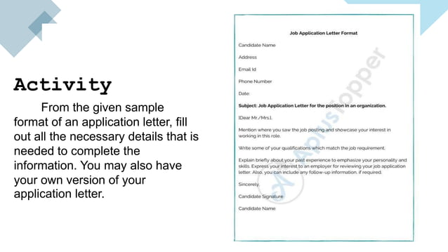application-letter, What is it and how do we get to use it | PPT