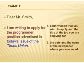 The- letter- of- Application - presentation | PPT