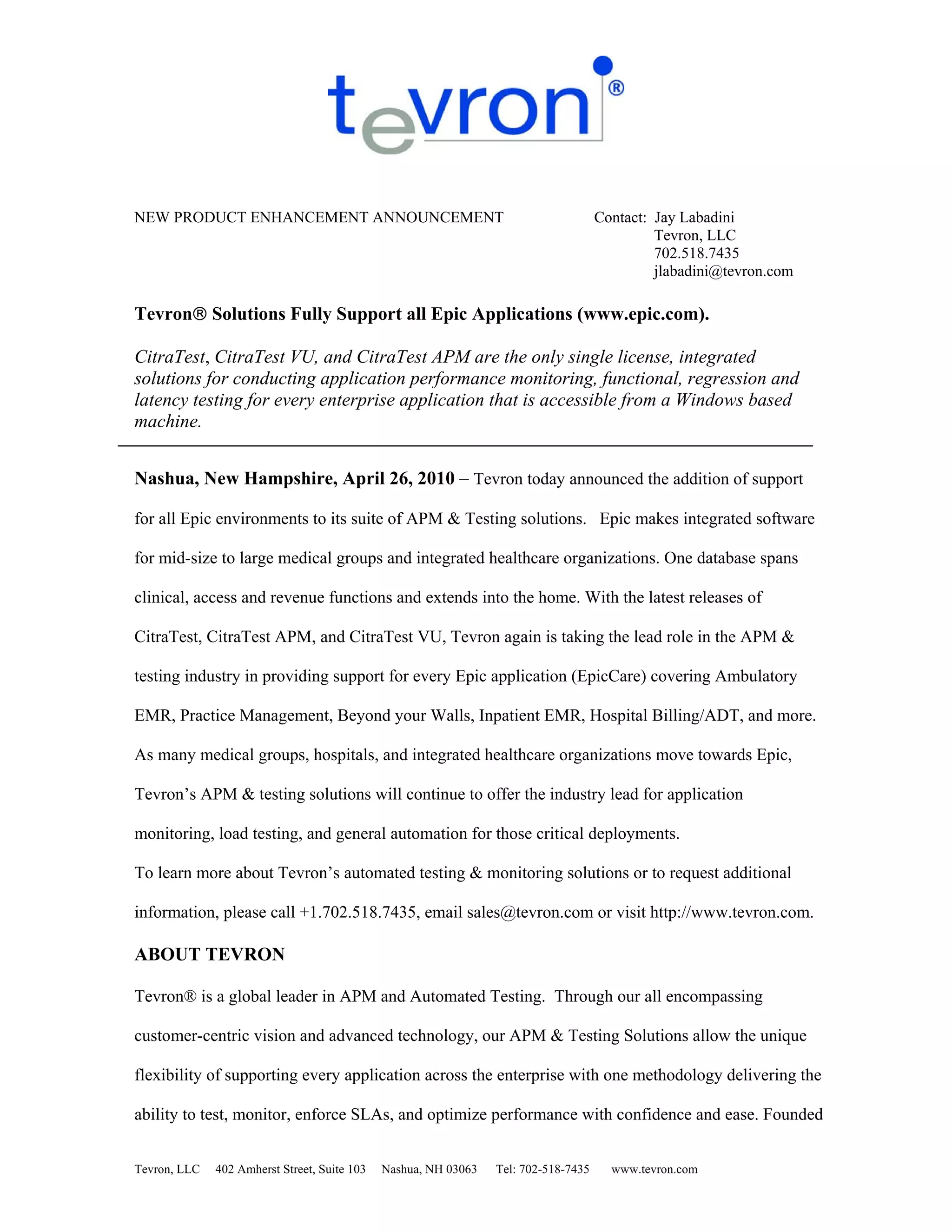 Application Monitoring Solutions For All Epic Applications Pdf