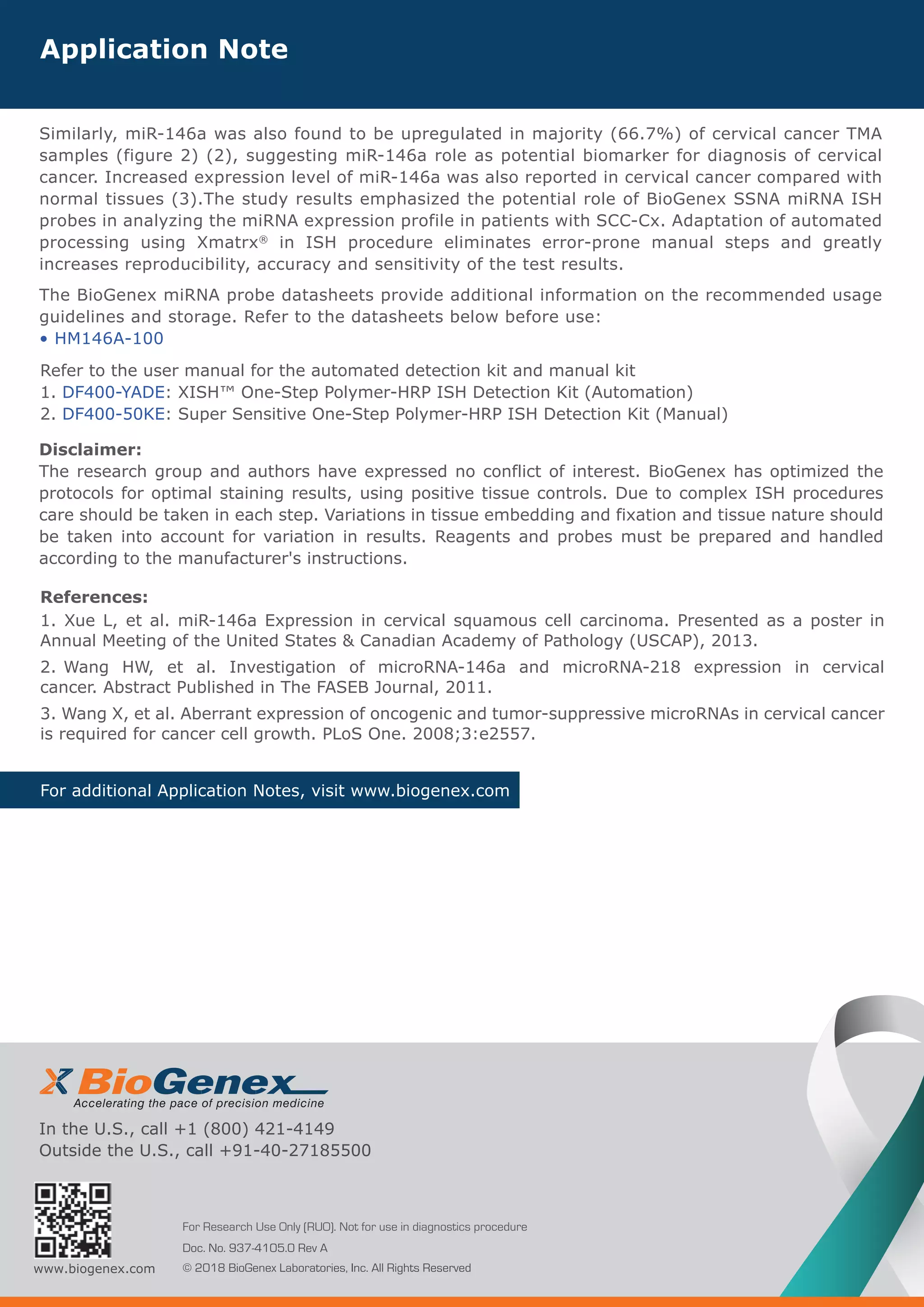 cervical squamous cell carcinoma differentiation - BioGenex | PDF