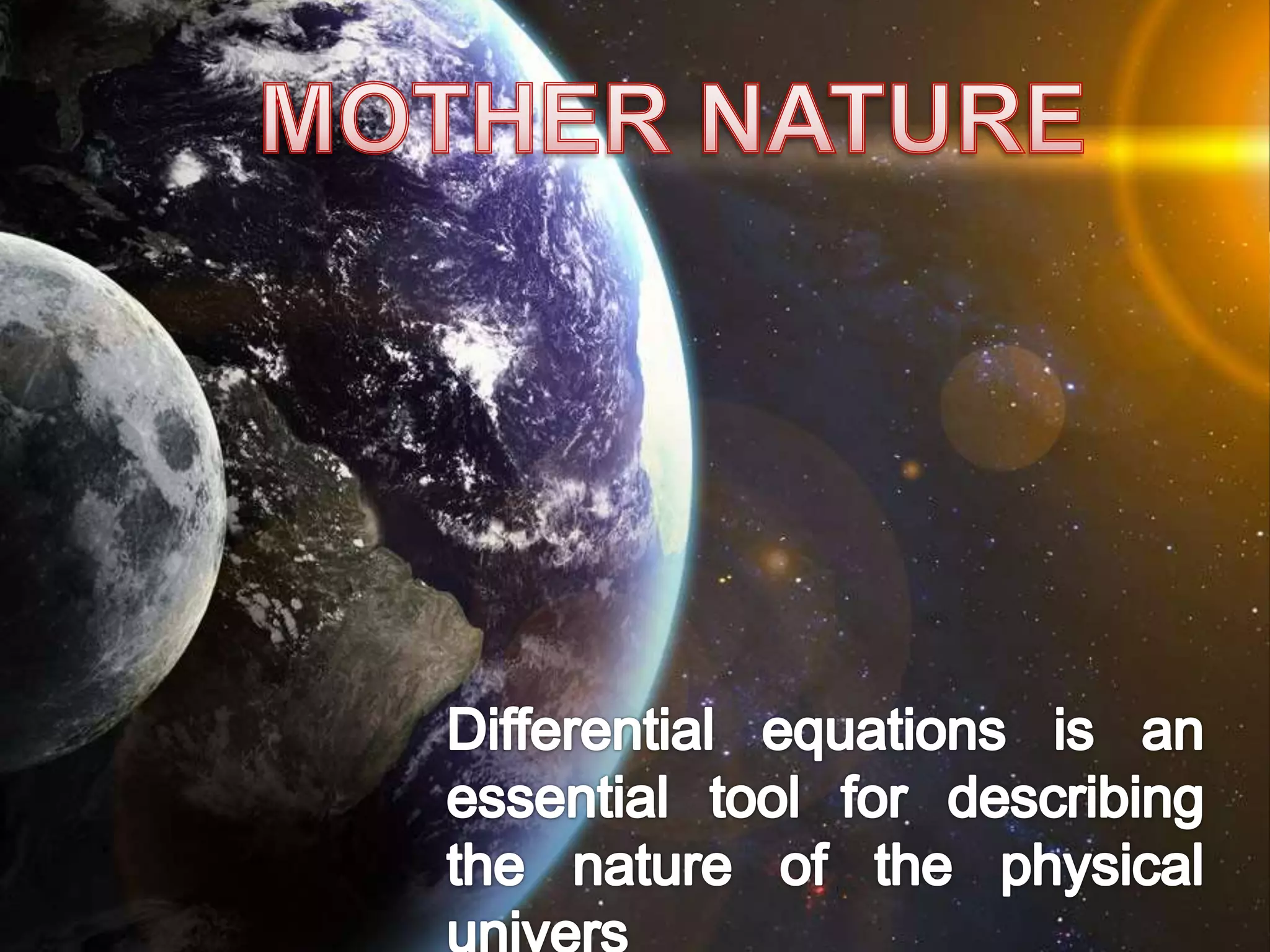 Application of-differential-equation-in-real-life | PPTX
