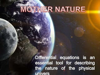 Application of-differential-equation-in-real-life | PPTX
