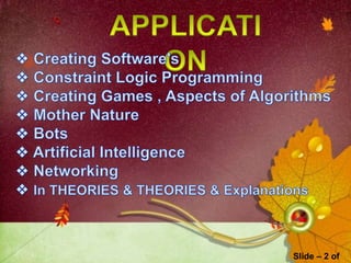 Application of-differential-equation-in-real-life | PPTX