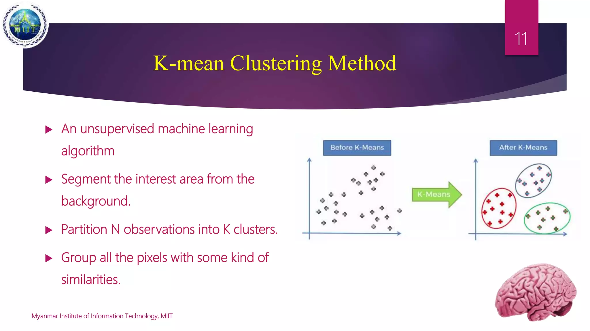 Application Of Image Segmentation In Brain Tumor Detection Pptx Brain And Nervous System