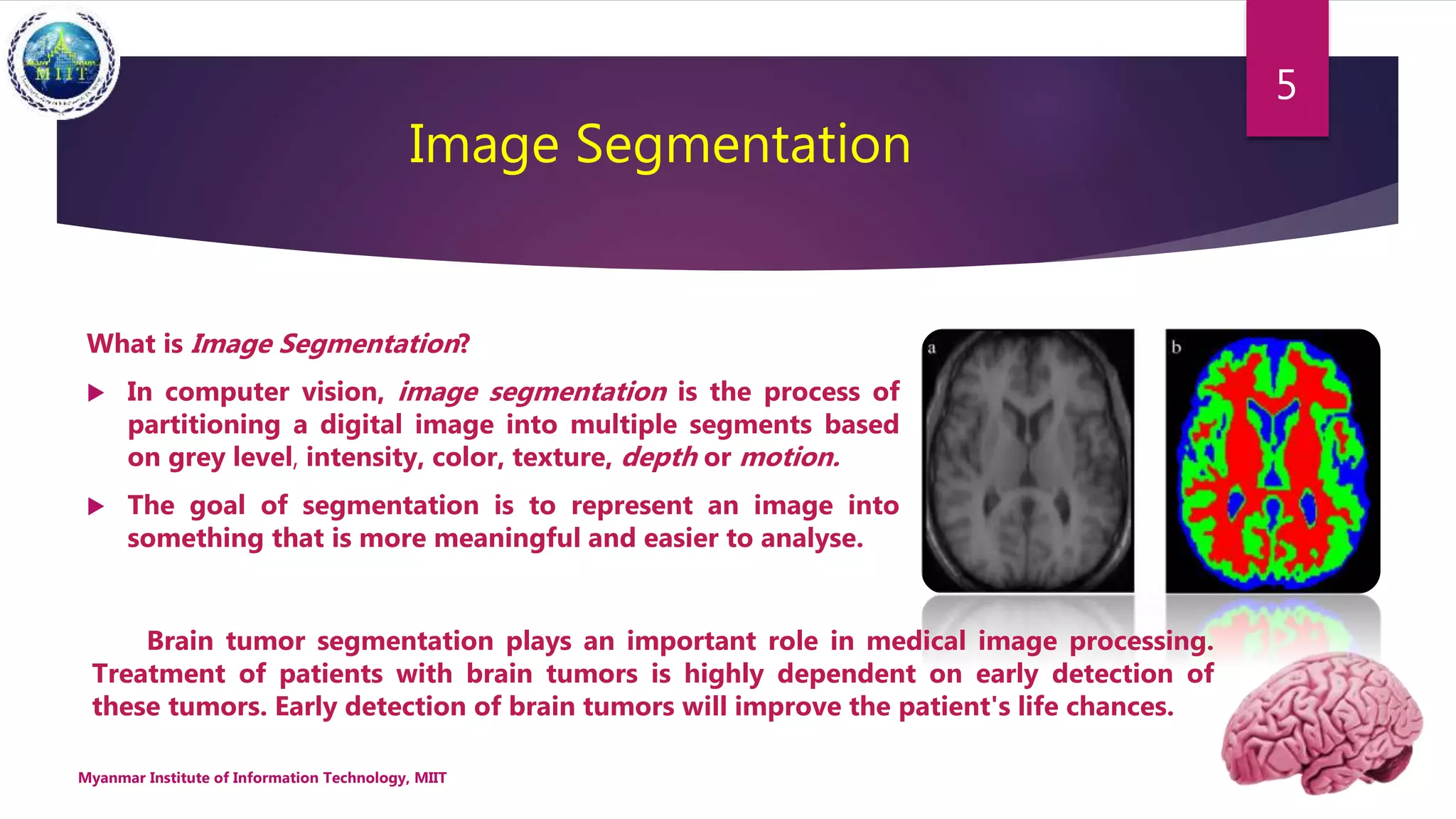 Application of-image-segmentation-in-brain-tumor-detection | PPTX ...