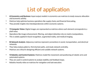 MANUAL FOR APPLICATION OF MATRICES FOR DESIGN | PPTX