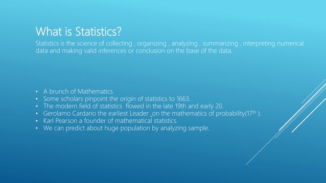 Application of-statistics-in-CSE | PPT