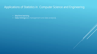 Application of-statistics-in-CSE | PPT