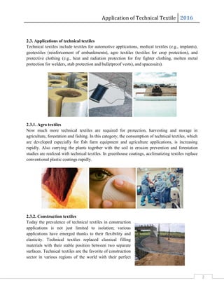 Application of-technical-textile | PDF