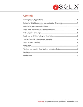 Application Retirement – Road Map for Legacy Applications | PDF