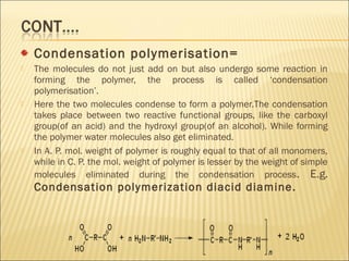 Application and advances of polymers | PPT
