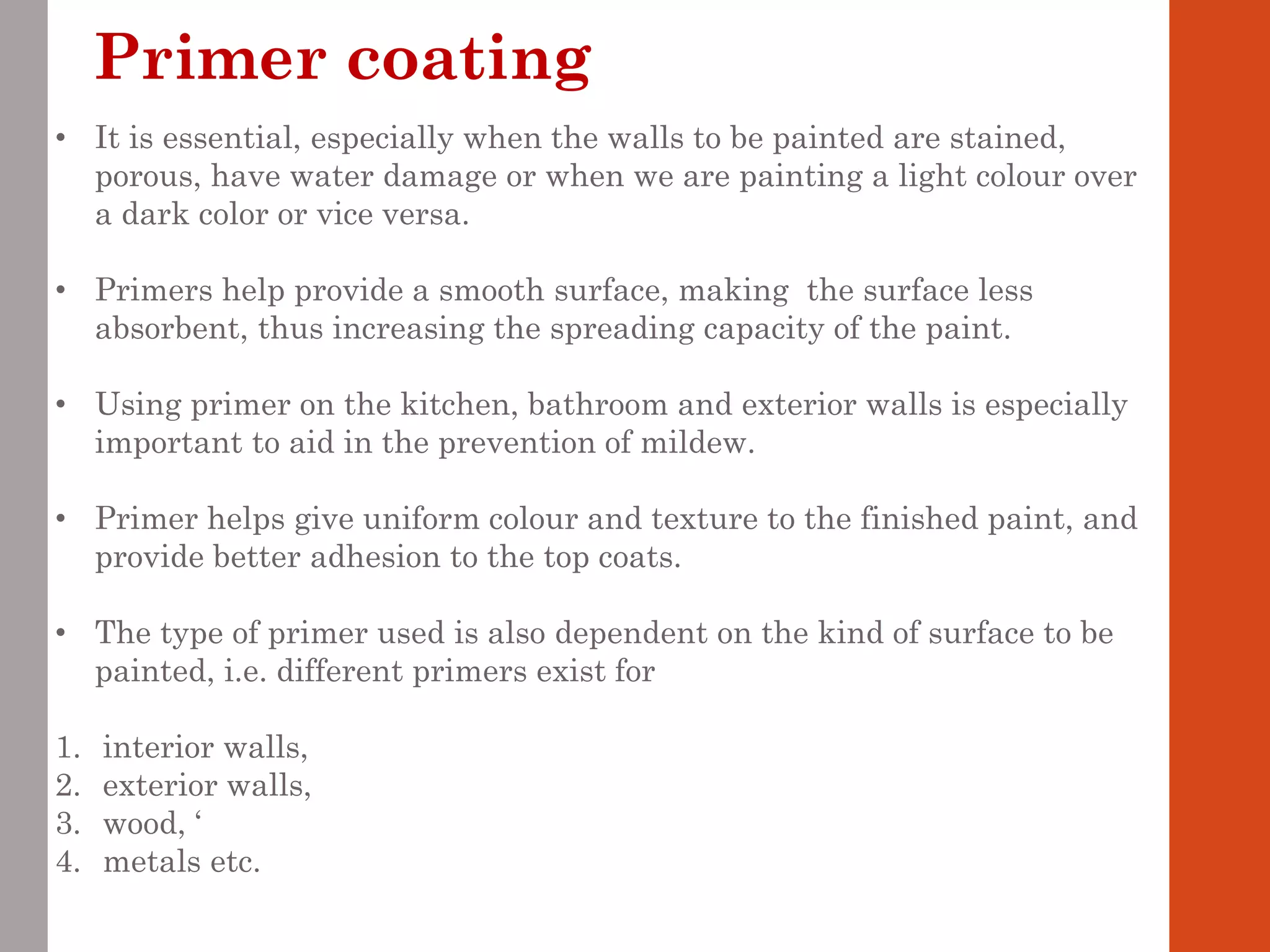 Applications of Paints | PDF