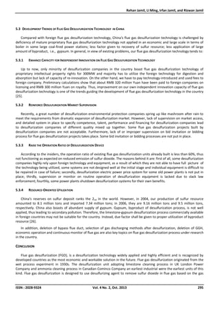 Application and development trend of flue gas desulfurization (fgd ...