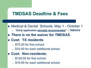 Application & Letters Information | PPT