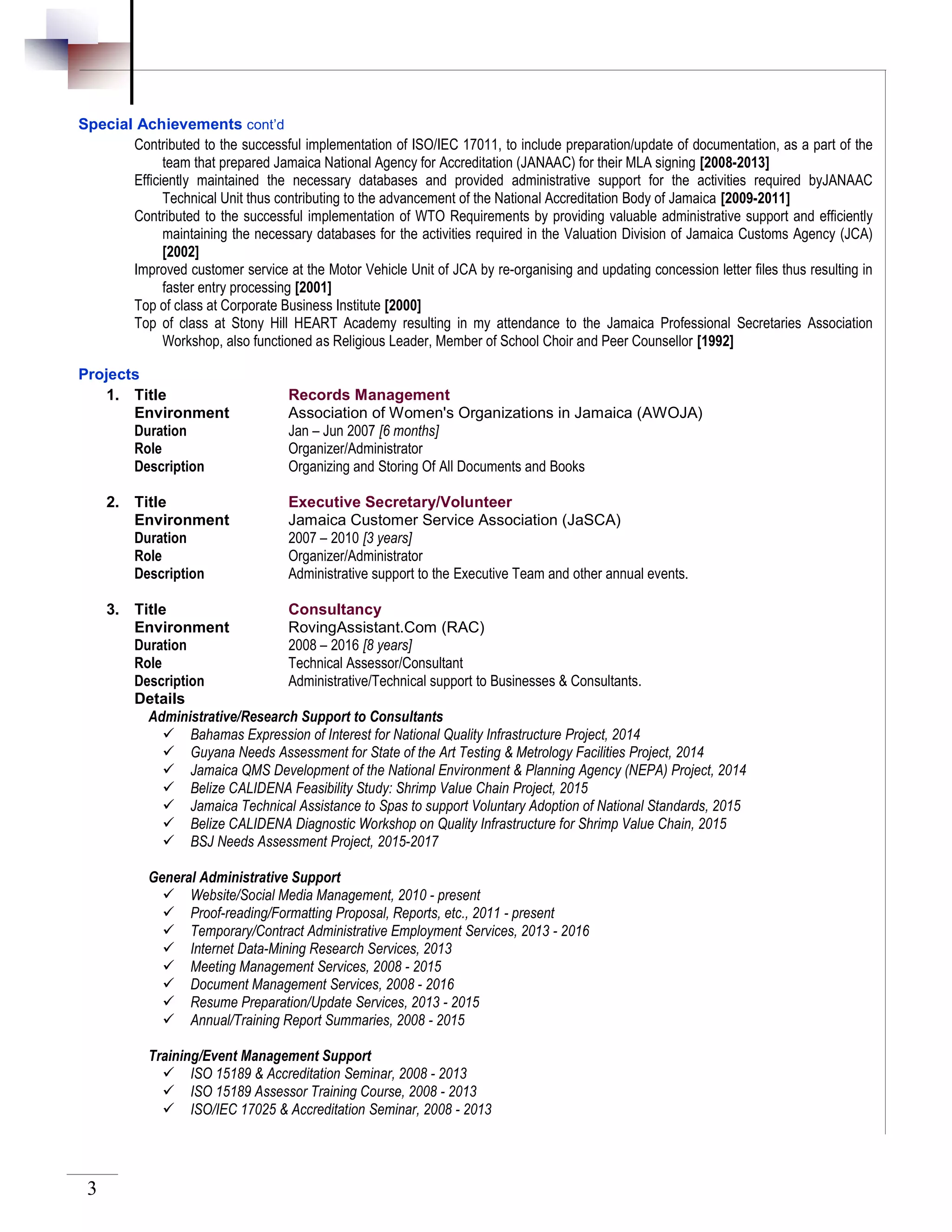 Application & Resume - Sandra Carr-Moore 2018 lg | PDF