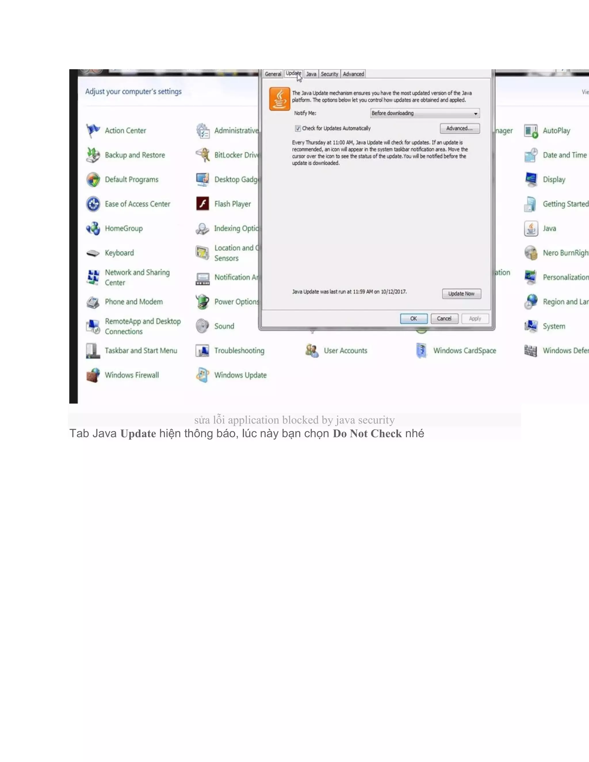 Cách khắc phục lỗi application blocked by security settings | PDF