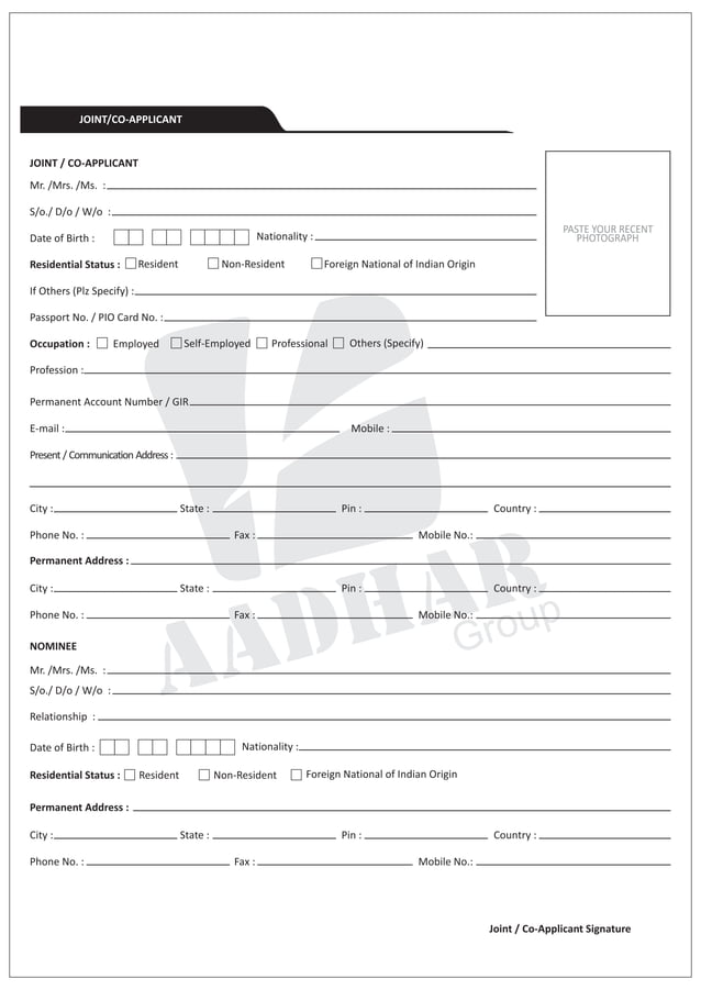 Application Booking Form: Book Office Space/Retail Space/Villas/Studio ...
