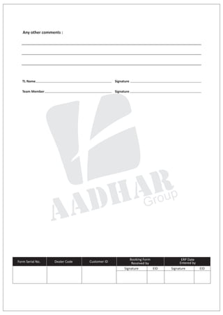 Application Booking Form: Book Office Space/Retail Space/Villas/Studio ...