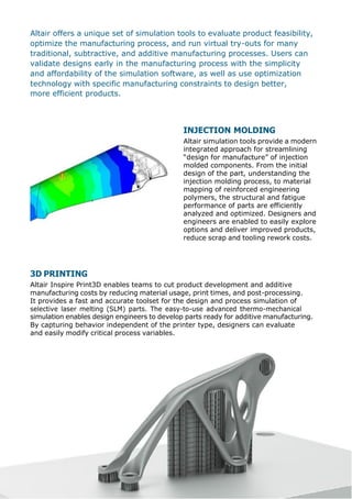 Altair for Manufacturing Applications | PDF