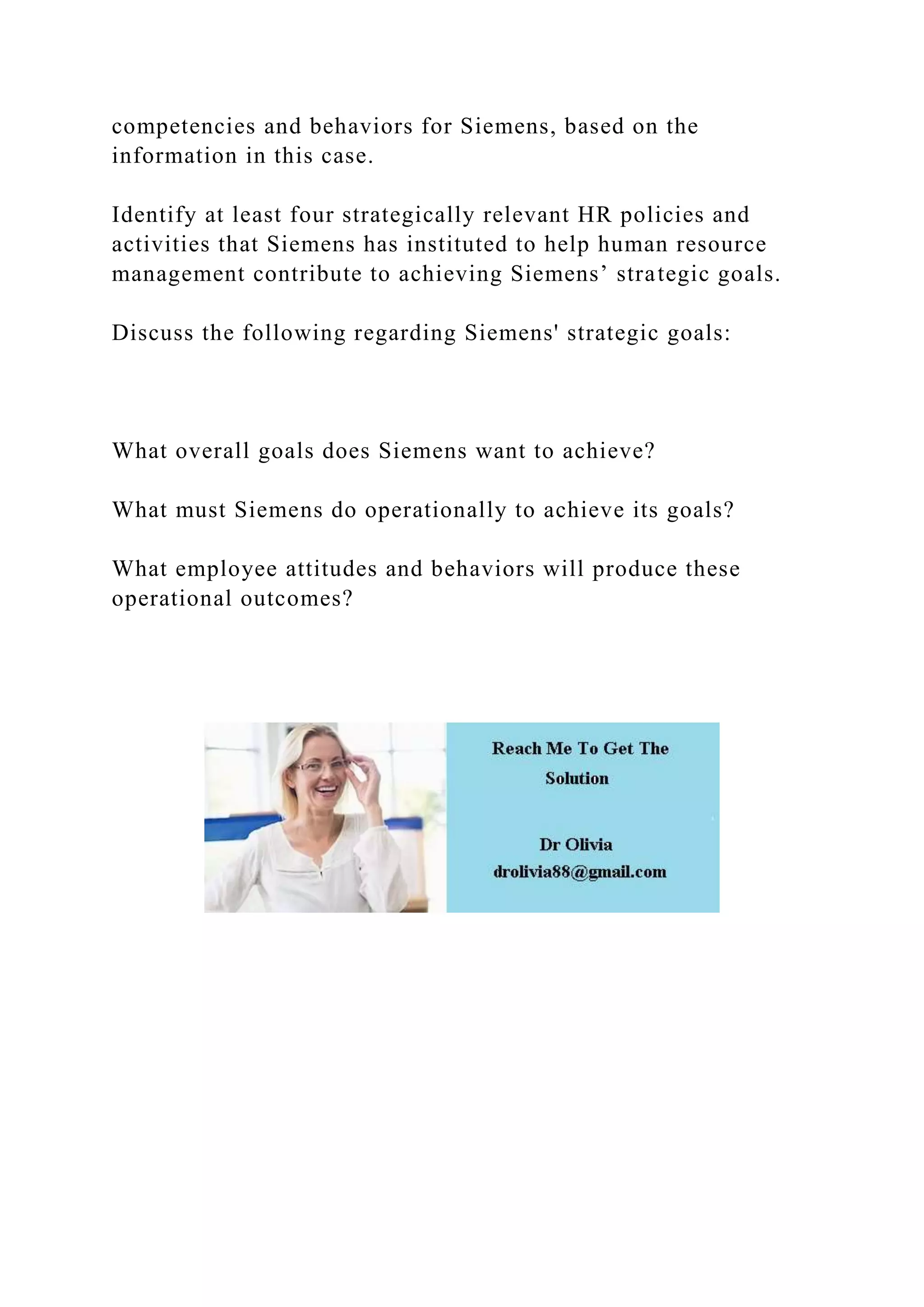 Application Case Siemens Builds a Strategy-Oriented HR System.docx