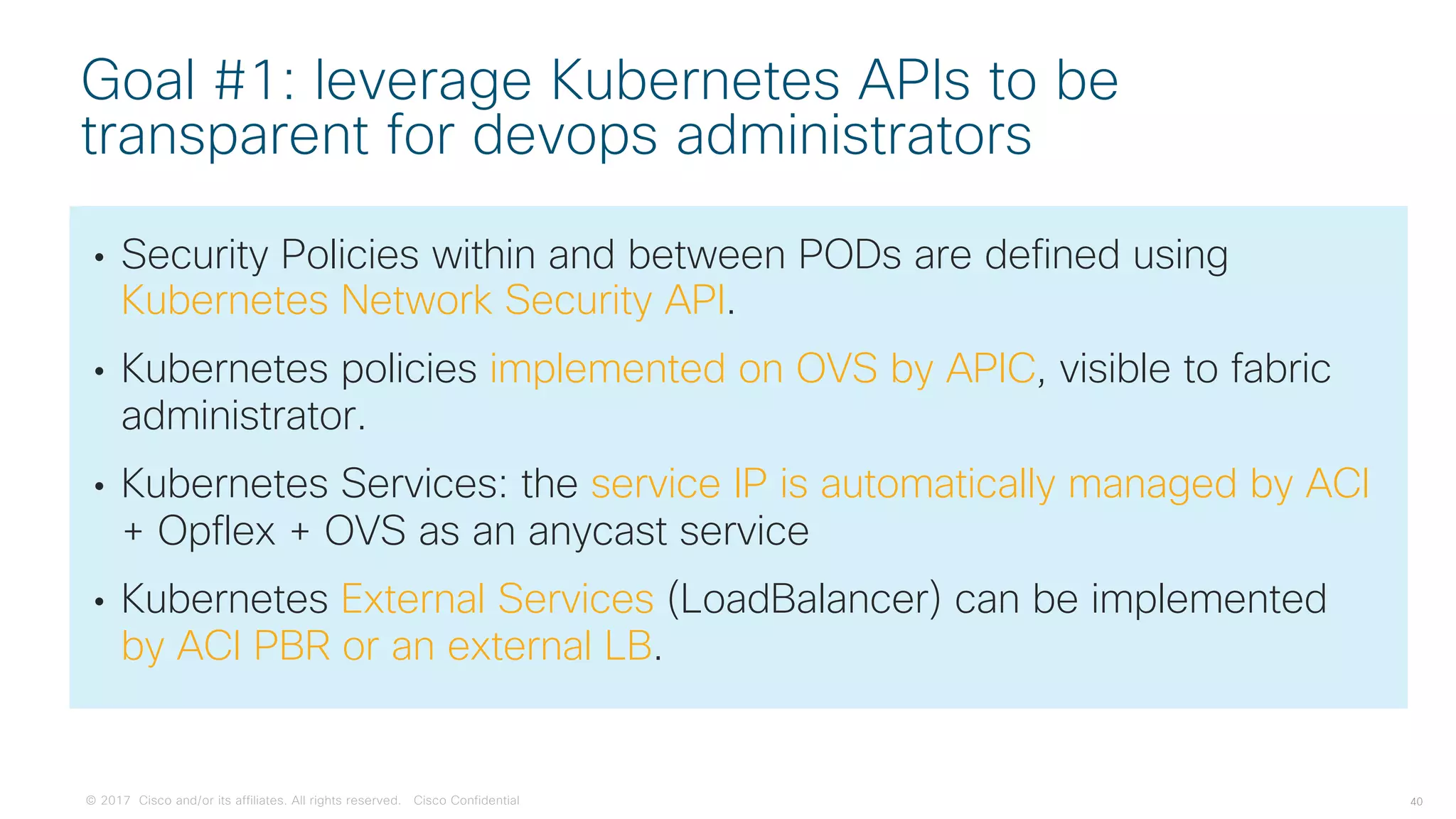 4 Kubernetes Application Centric Infrastructure Kubernetes Contiv Ppt