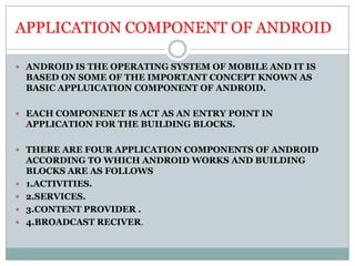 Application component | PPT