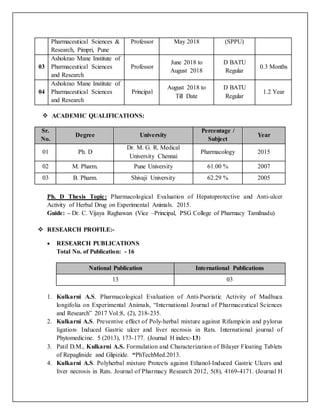 Resume | DOCX | Pharmaceutical Industry | Industries