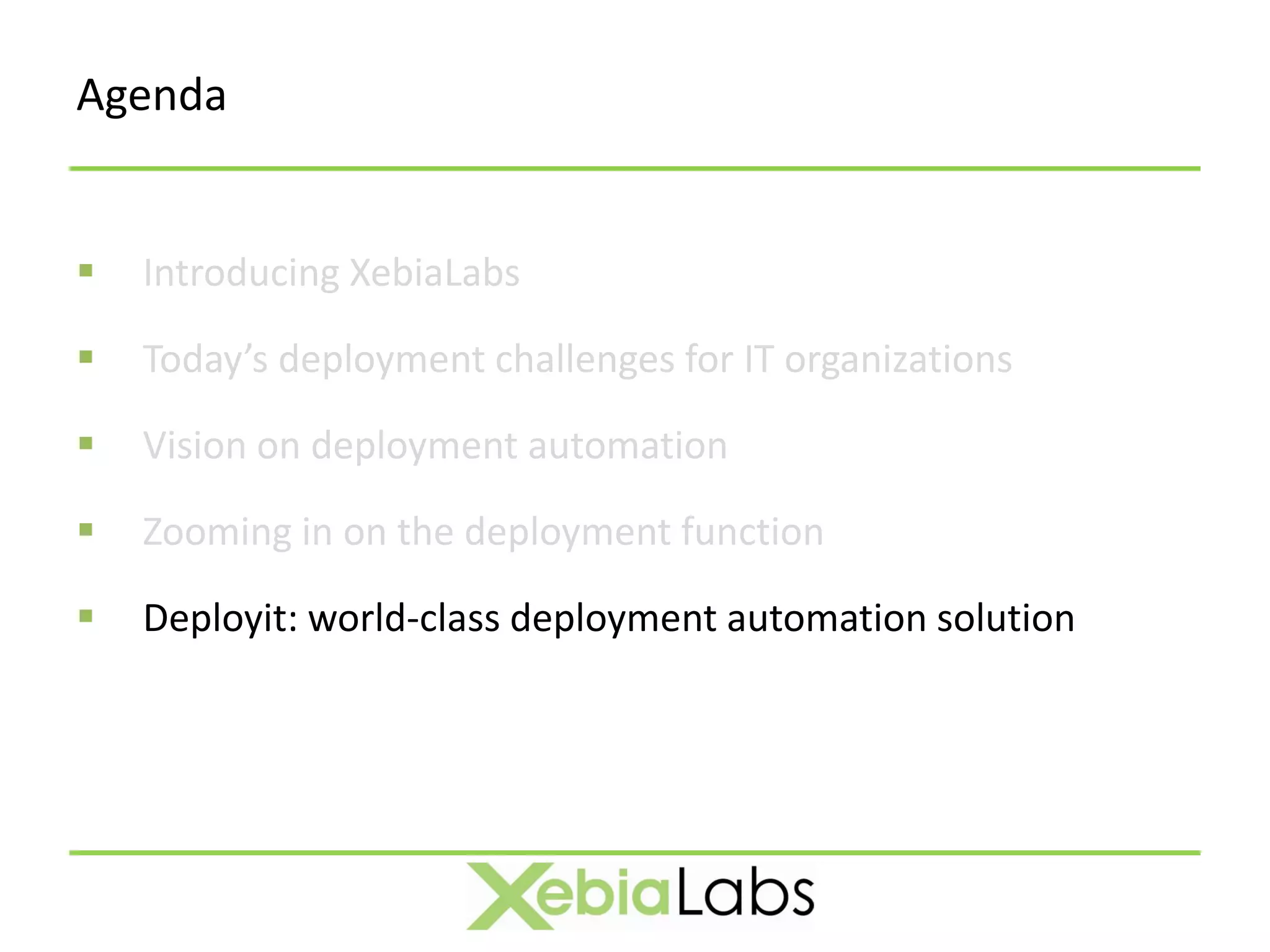 Application deployment automation (XebiaLabs) | PDF | Cloud Computing | Internet