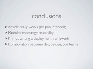 Application Deployment Using Ansible | PDF