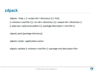 Application Deployment with Zend Server 5.5 beta | PPT