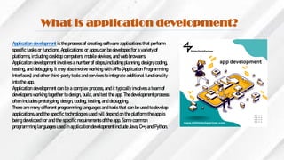 application development complete knoeledge | PDF