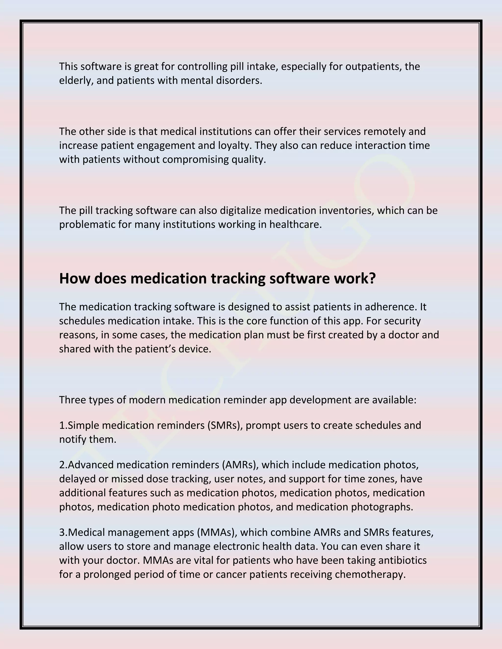 Application Development for Medication Tracker.pdf