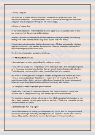 Application Development for Medication Tracker- Guidelines, Features ...