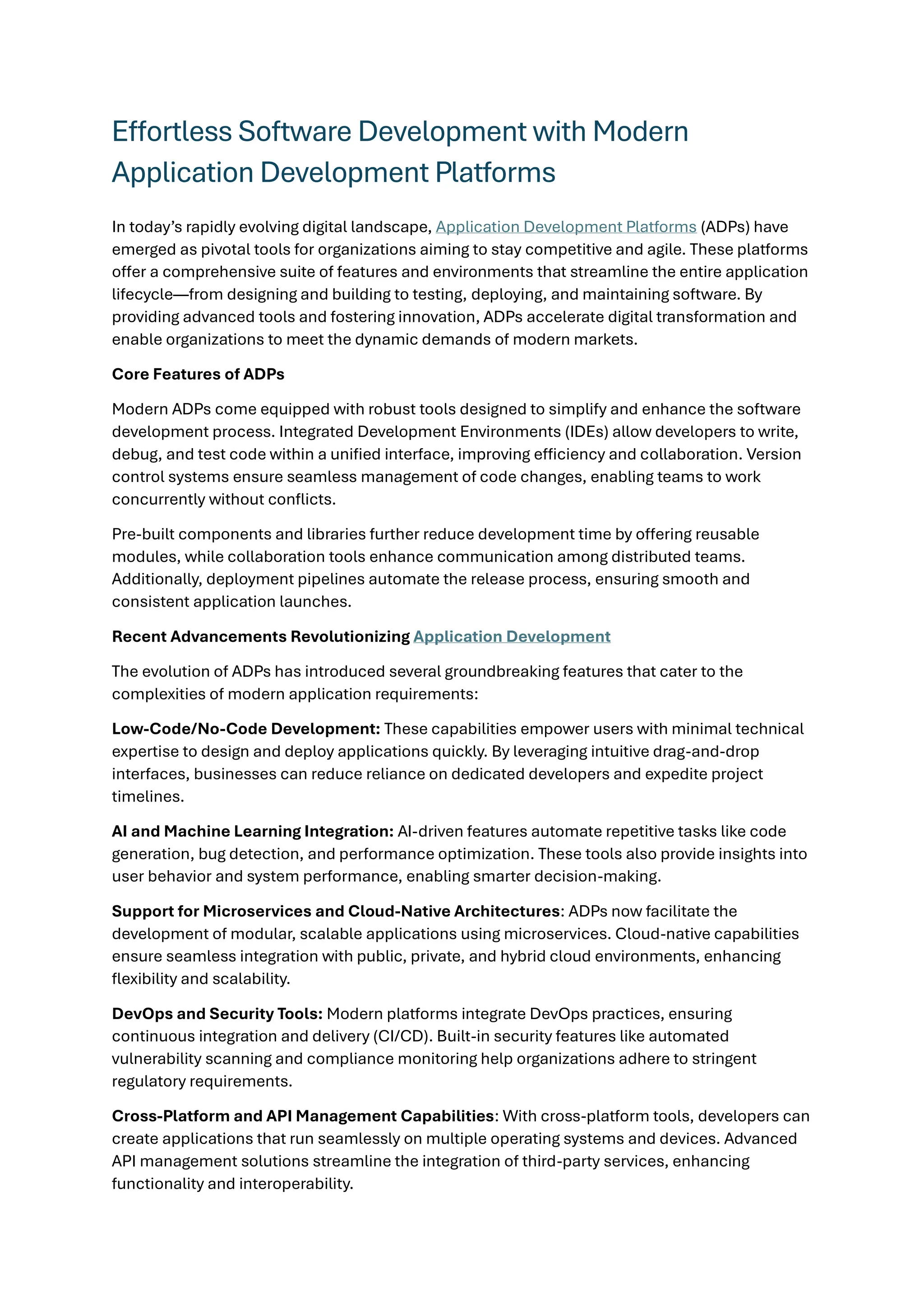 Creating Scalable And Secure Applications With Cutting Edge Application