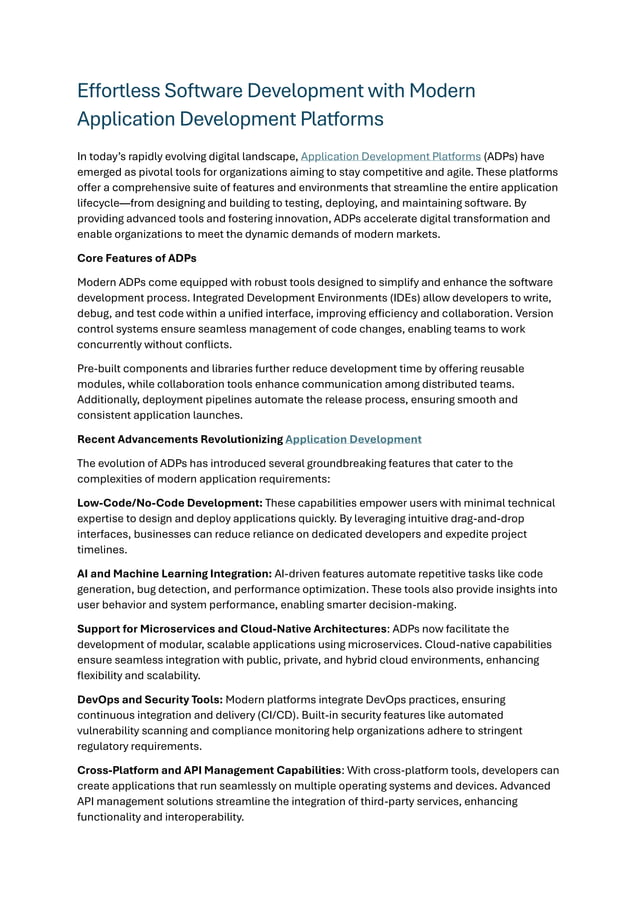 Creating Scalable and Secure Applications with Cutting-Edge Application ...