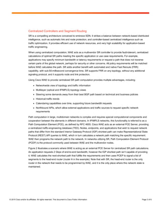 Application Engineered Routing Segment Routing and the Cisco WAN ...