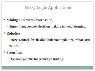 Application of Fuzzy logic Design 1 with | PPT