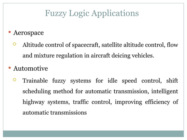 Application of Fuzzy logic Design 1 with | PPT