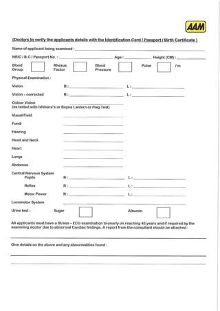 Application for AAM Motorsports RACING LICENCE | PDF